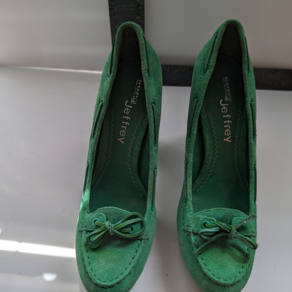 Sperry | Shoes | Sperry Jeffrey Platform Green Boat Shoe | Poshmark